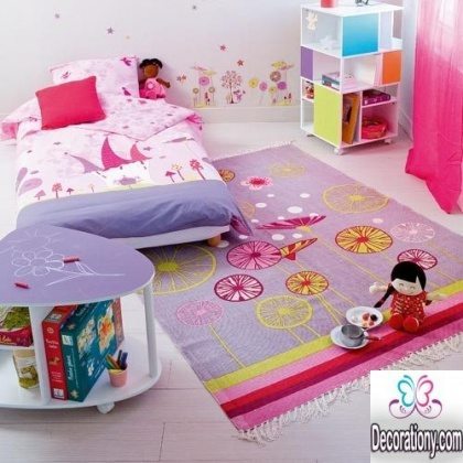 30 Adorable Girls' Rugs For Bedroom | Decoration Y