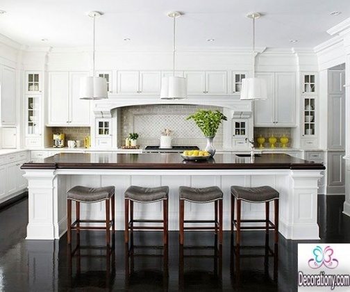 20 White Kitchens With Dark Floors Ideas | Decor Or Design