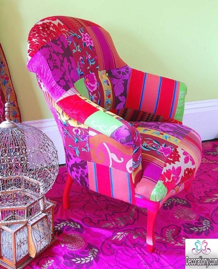 Creative Patchwork Chair Design For The Living room | Decor Or Design