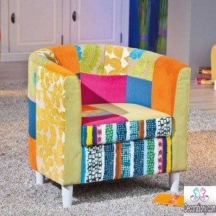 Creative Patchwork Chair Design For The Living room | Decor Or Design