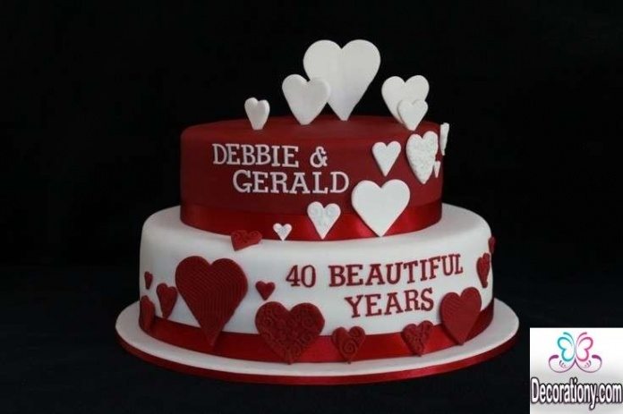 20 Romantic cake designs for wedding anniversary | Decor Or Design