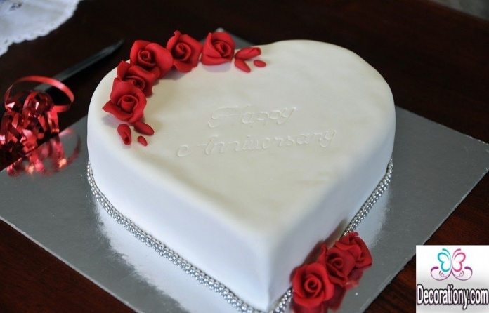 20 Romantic cake designs for wedding anniversary | Decor Or Design