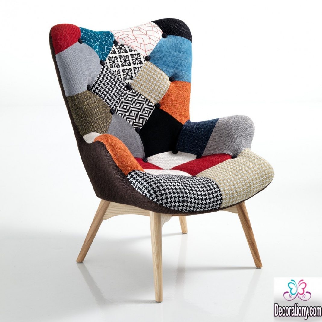 Creative Patchwork Chair Design For The Living room | Decor Or Design