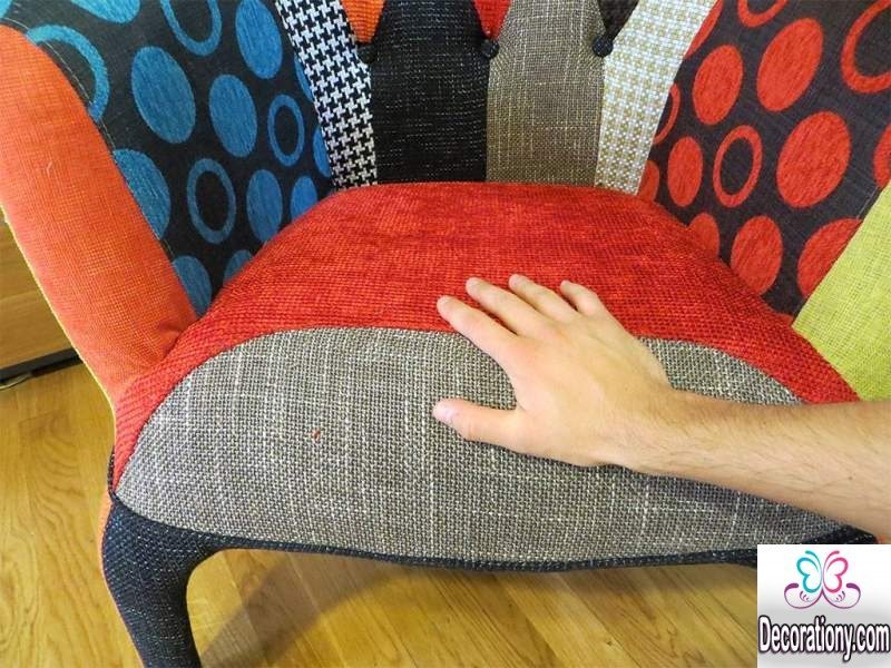 Creative Patchwork Chair Design For The Living room | Decor Or Design