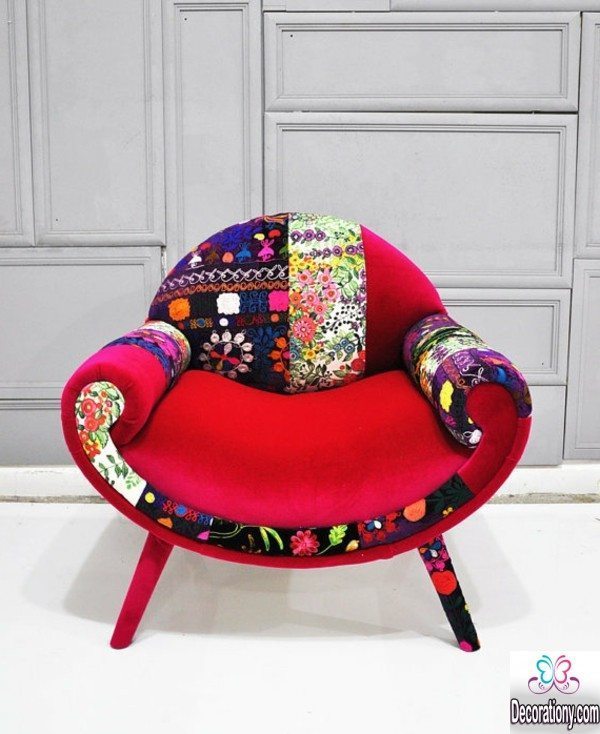 Creative Patchwork Chair Design For The Living room | Decor Or Design
