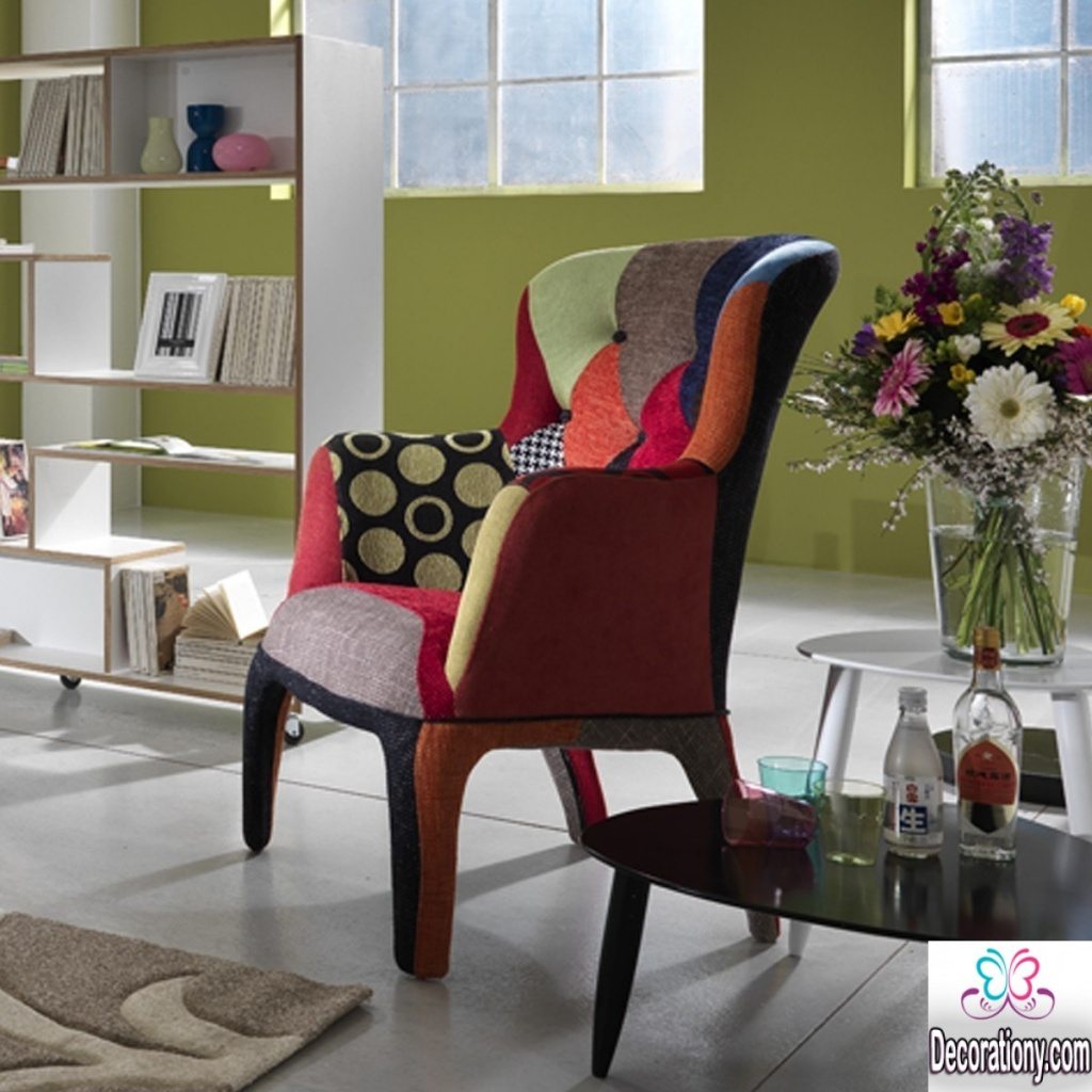Creative Patchwork Chair Design For The Living room | Decor Or Design