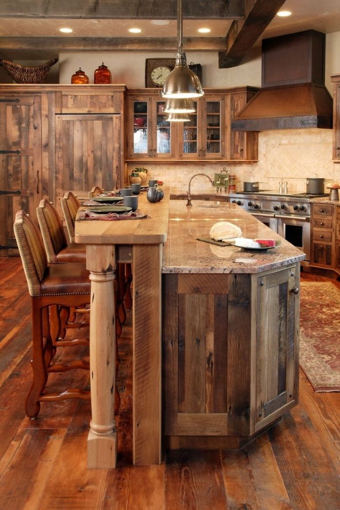 20 Rustic Kitchen Cabinets Styles to Renovate Your Kitchen | Decor Or ...