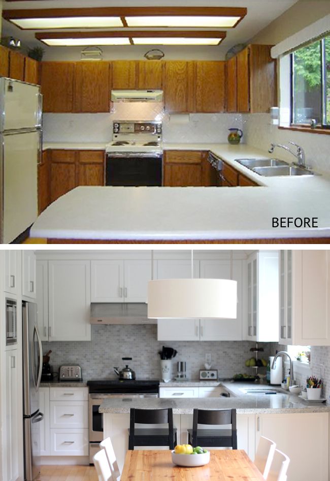 40 Kitchen Before and After Remodeling Ideas with Images | Decor Or Design